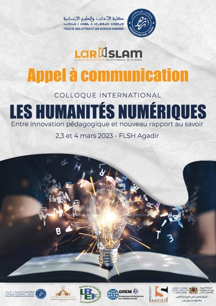 Appel à communication - colloque international "Les humanités ...